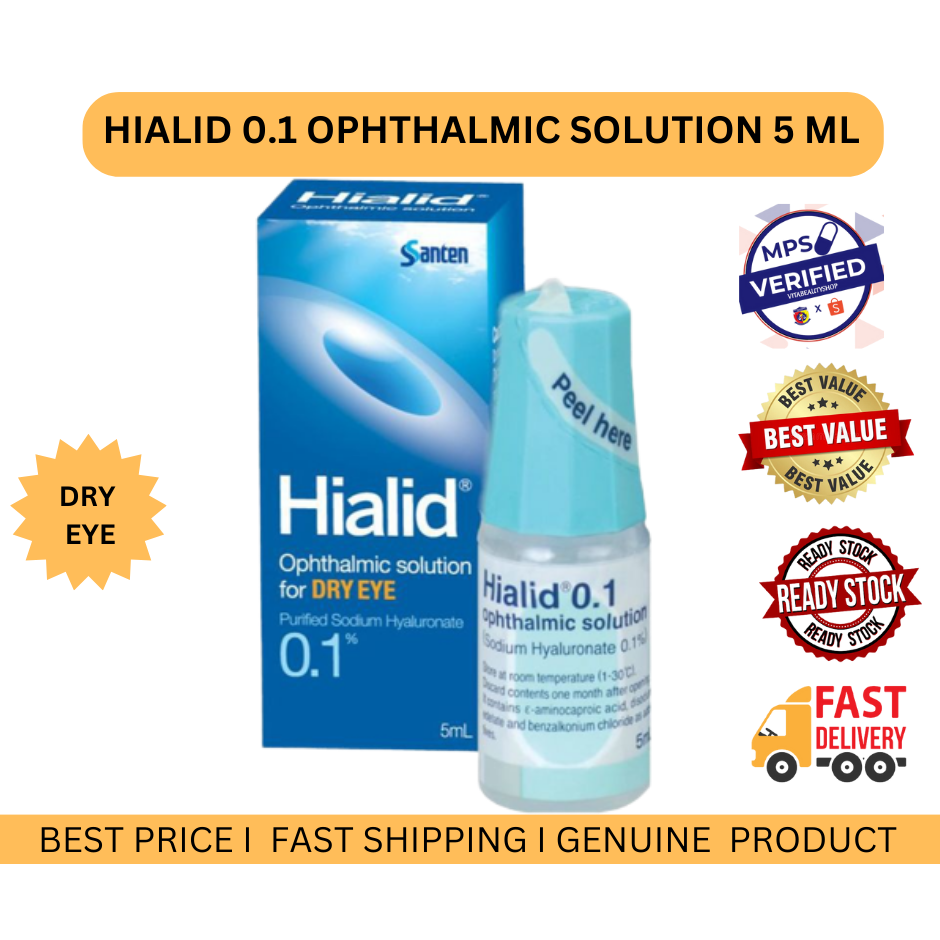 HIALID 0.1 OPHTHALMIC SOLUTION 5 ML | Shopee Malaysia