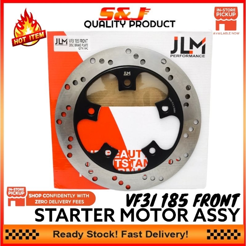 VF3I 185 FRONT REAR DISC BRAKE PLATE PILING DISC DEPAN OEM QUALITY ...
