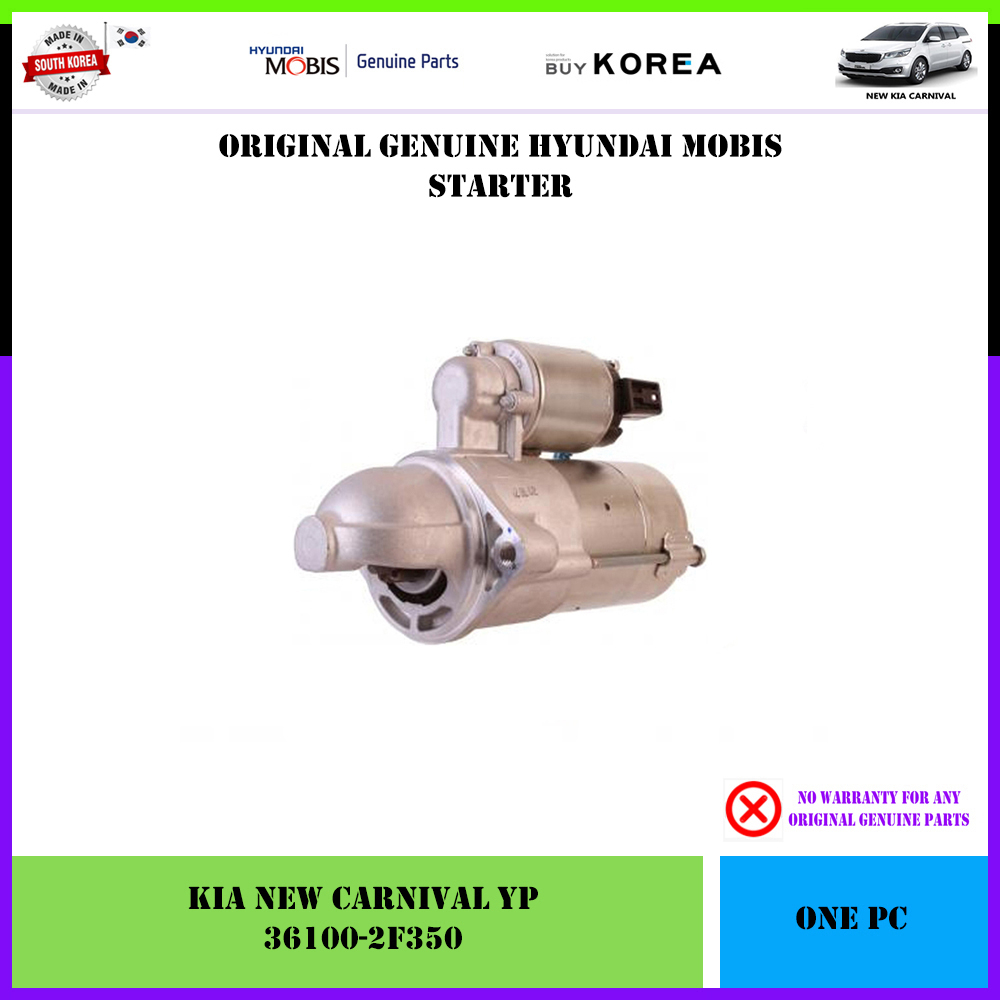 Kia New Carnival YP Genuine Hyundai Mobis Starter (36100-2F350 ...