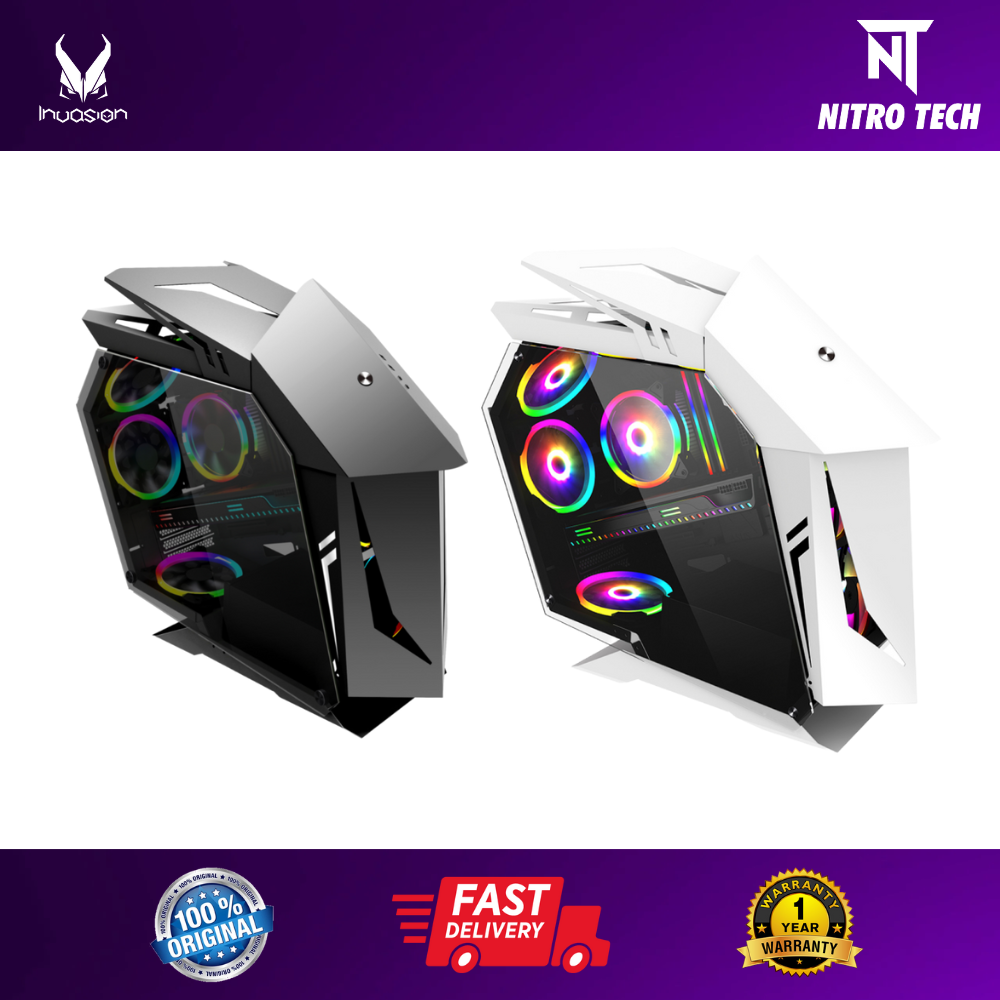 Invasion GT-50 RGB ATX Chassis PC Case | Shopee Malaysia