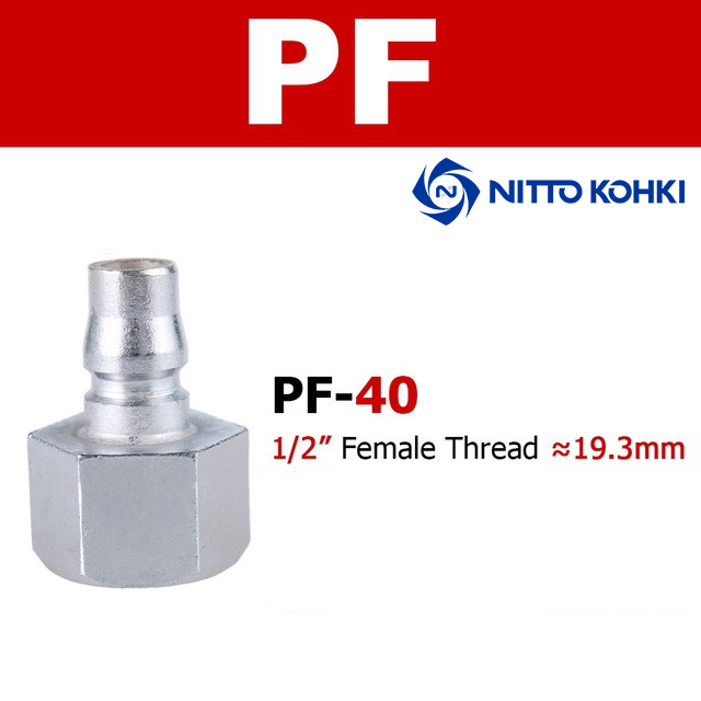 (Japan) Nitto Kohki Quick Connect Coupling | Air Coupler For Compressor | Male & Female Socket ...
