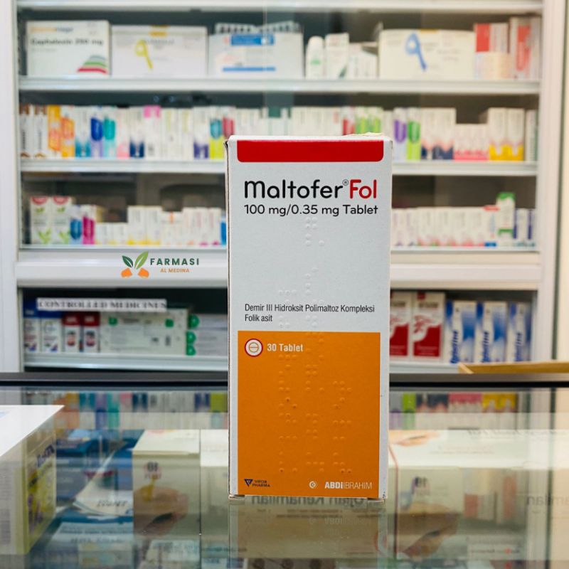 🌿 | MALTOFER®FOL 100 mg/0.35 mg Tablet ( 30 tablet ) | Shopee Malaysia