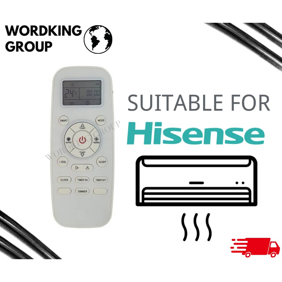 HISENSE AIRCOND REMOTE CONTROL DG11L1-01 | Shopee Malaysia