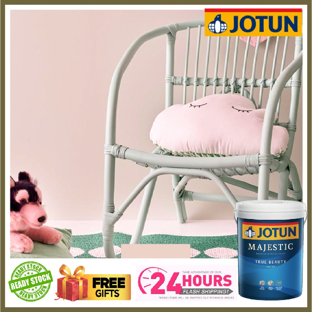 JOTUN 15L 3183 ENGLISH ROSE Majestic True Beauty Sheen /Cat Dalam Kilat ...