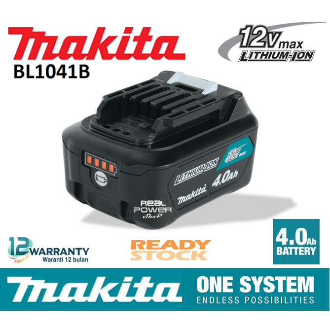 Makita 12V max CXT Lithium-Ion 4.0Ah Battery [ New In Box / Ready Stock ...