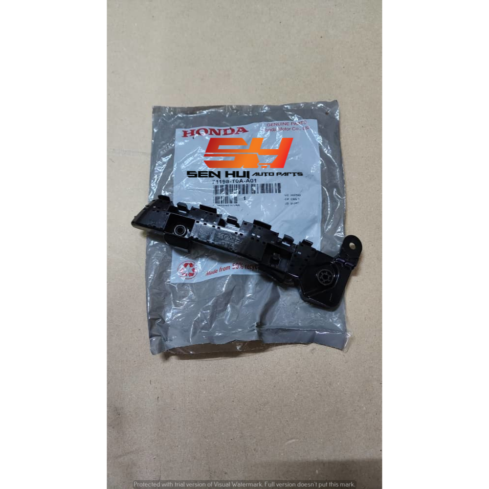 Honda CRV 71198-T0A-A01 BRACKET Front Bumper Left LH side short Genuine ...