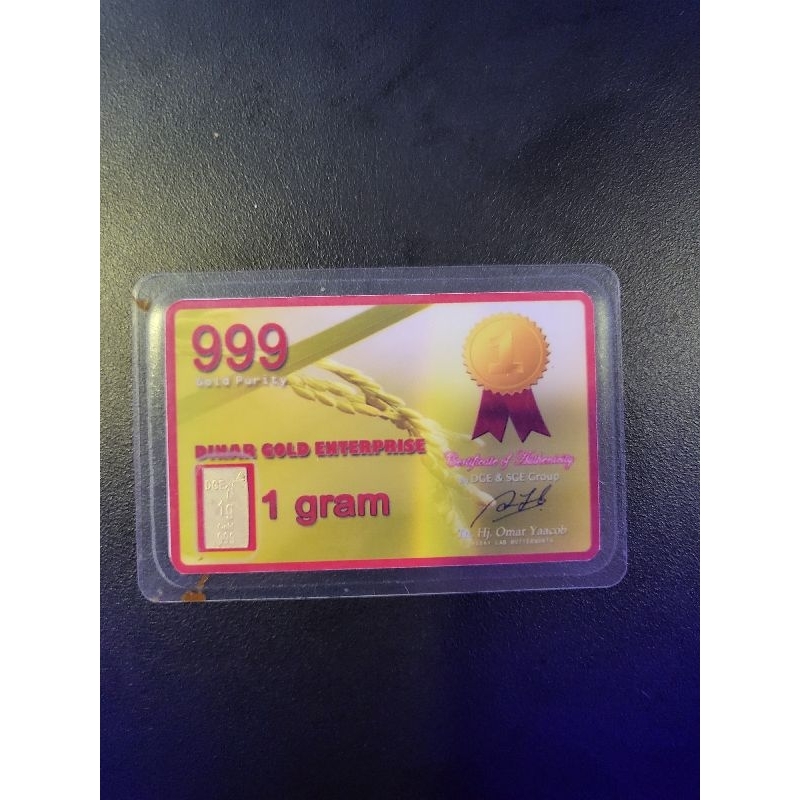999.9 Fine Gold 1g collector edition | Shopee Malaysia