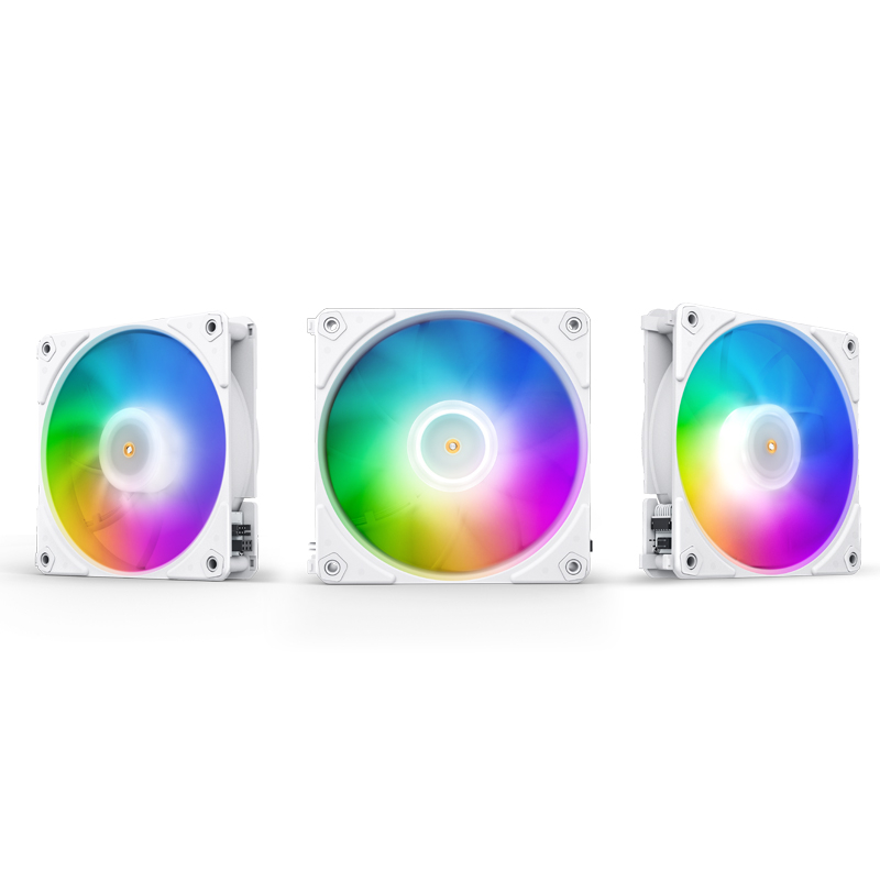 (Ready Stock) Jonsbo ZF-120 x 3 ARGB Building Block Fan White 120mm ...