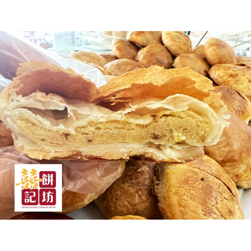 6pcs Heekee 囍記古早味大豆沙饼，现做现卖,传统手法制作，新鲜出炉big tausapia ,greenbean biscuit ...