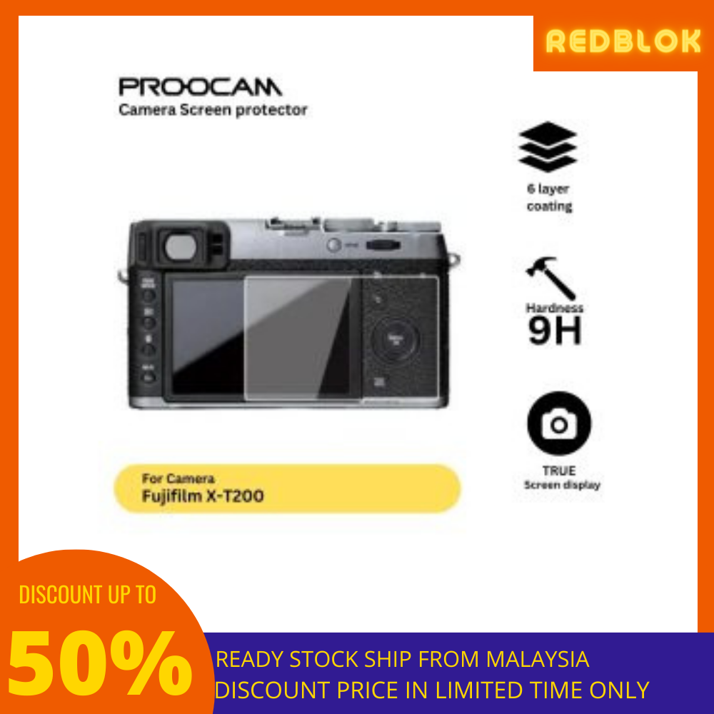 🔥READY STOCK🔥PROOCAM SPF-XT200 GLASS SCREEN PROTECTOR FOR FUJIFILM XT200 XA7 | Shopee Malaysia