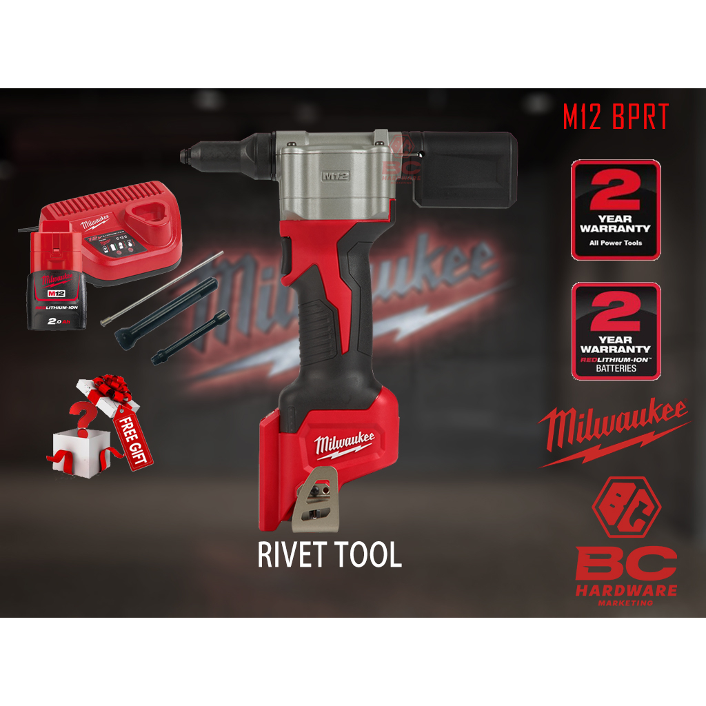 MILWAUKEE M12 RIVET TOOL (M12 BRPT) | Shopee Malaysia