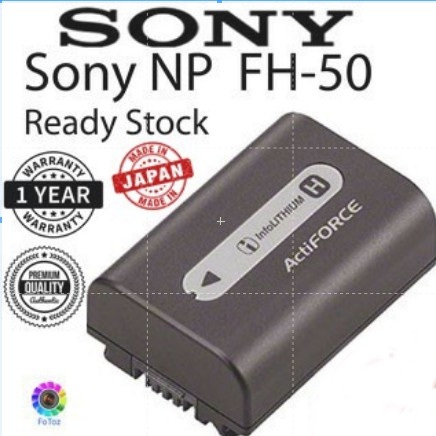 Sony NP-FH50 Battery Pack. 100% original battery | Shopee Malaysia