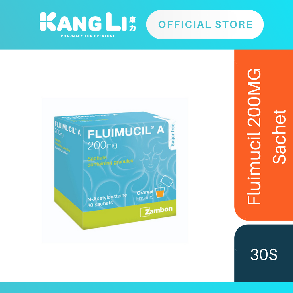 Fluimucil 200mg Sachet 30's | Shopee Malaysia