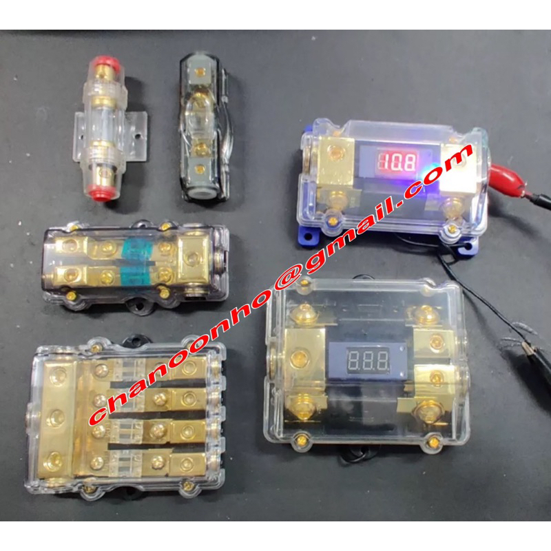 Amplifier Digital Fuse 1 to 2 to 4 Amp Fuse 12V Mono Block | Shopee ...