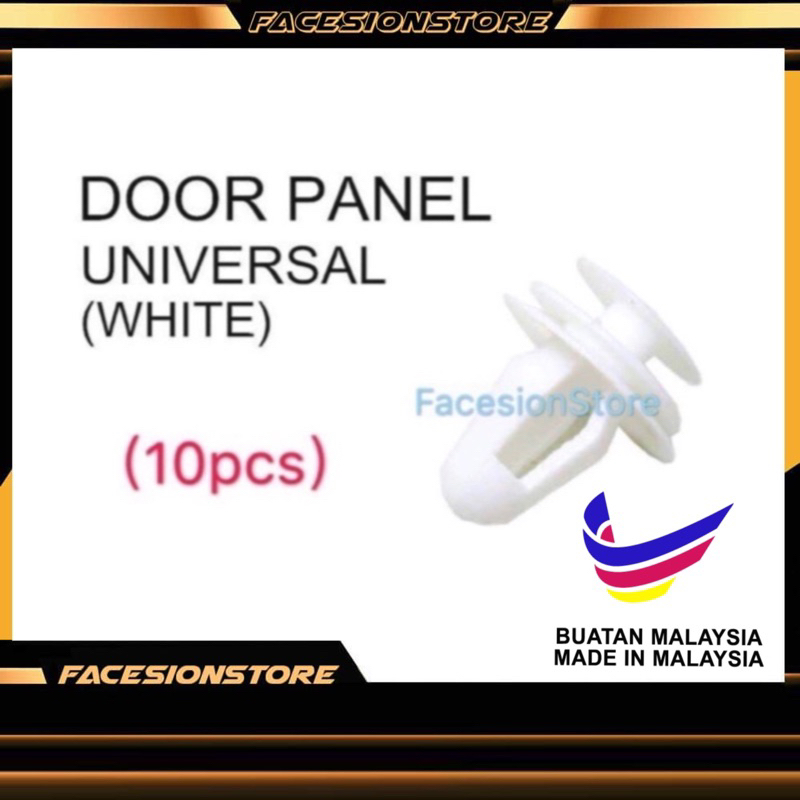 Door Panel Car Clip White (10pcs) | Shopee Malaysia