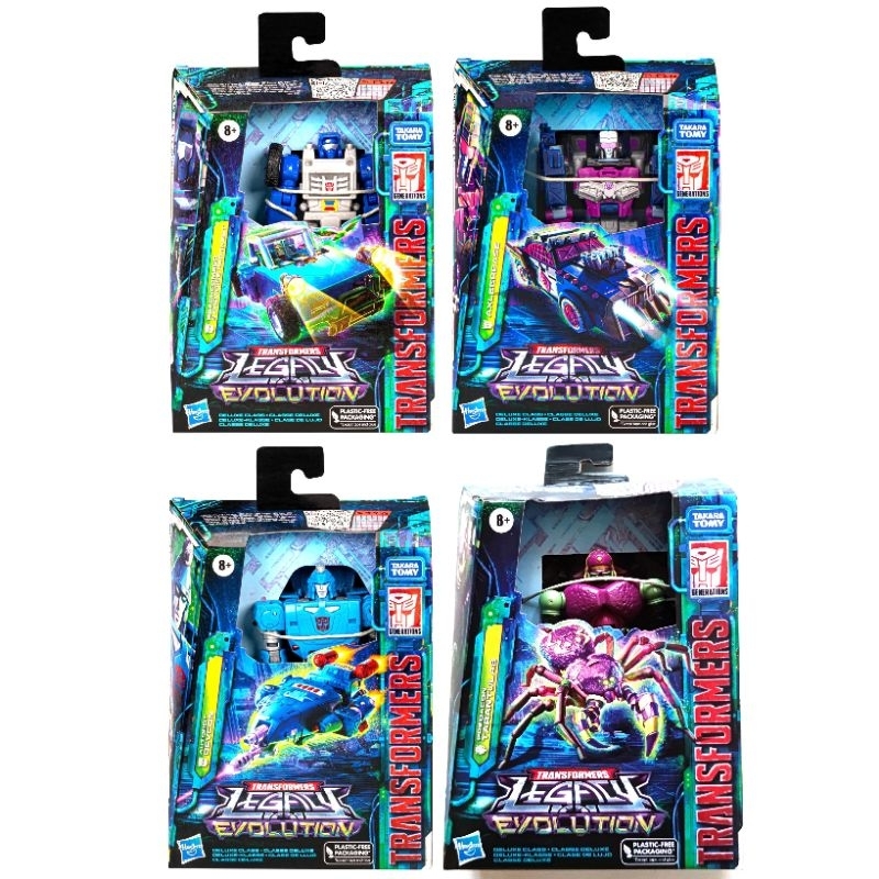 Transformers Generations Legacy Deluxe Beachcomber Axlegrease Tarantulas Devcon Paradise ...
