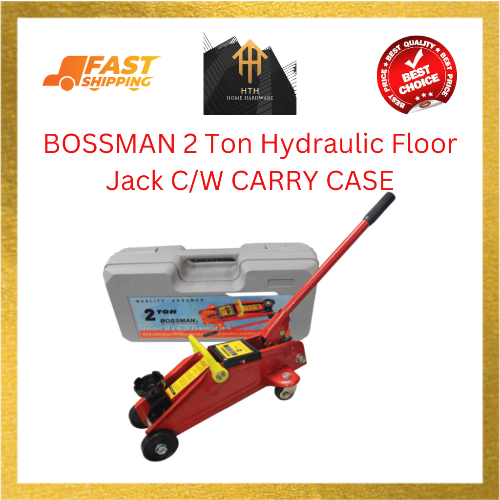 Bossman Heavy Duty 2 Ton Low Profile Hydraulic Floor Jack BFJ2 (8.30KG ...