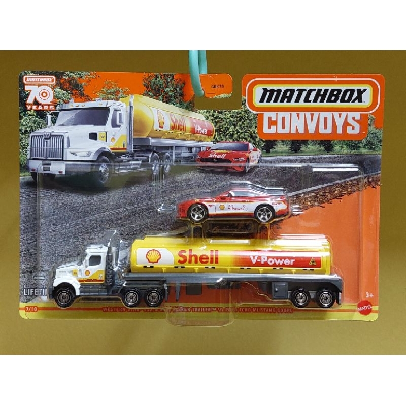 Matchbox CONVOYS Western Star 49X & MBX Tanker Trailer with 2019 Ford ...