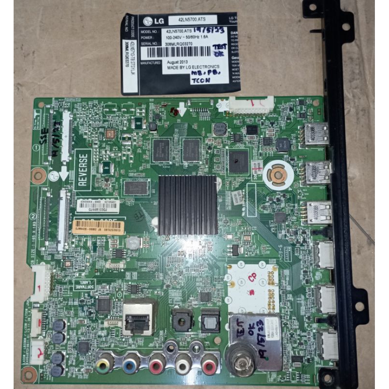 LG 42LN5700/MAINBOARD/POWERBOARD/TCON | Shopee Malaysia