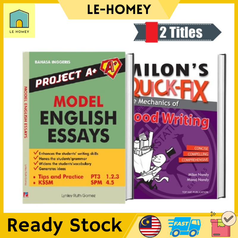 Good Writing Skill and Model Essays Set For PT3 & SPM (2 Book) | Shopee ...