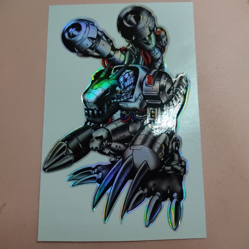 DIGIMON STICKER Mugendramon Rainbow Finishing 10cm x 12cm | Shopee Malaysia