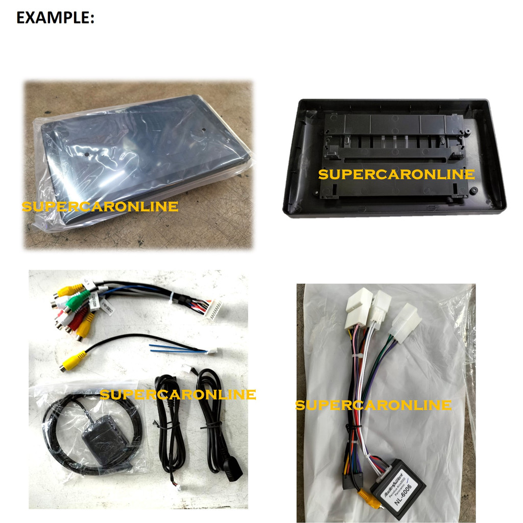 Android player 10 inch PLUG N PLAY with OEM casing For Perodua ALZA ...