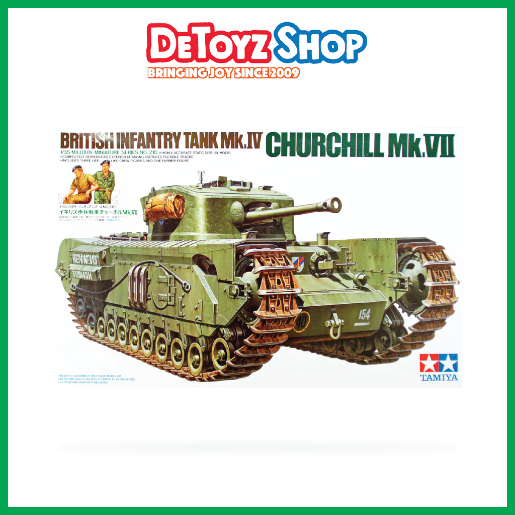 Tamiya 1/35 British Infantry Tank Mk.IV Churchill Mk.VII (35210 ...