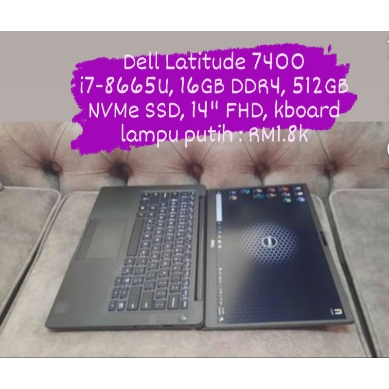 dell latitude 7400 i7-8th gen | Shopee Malaysia