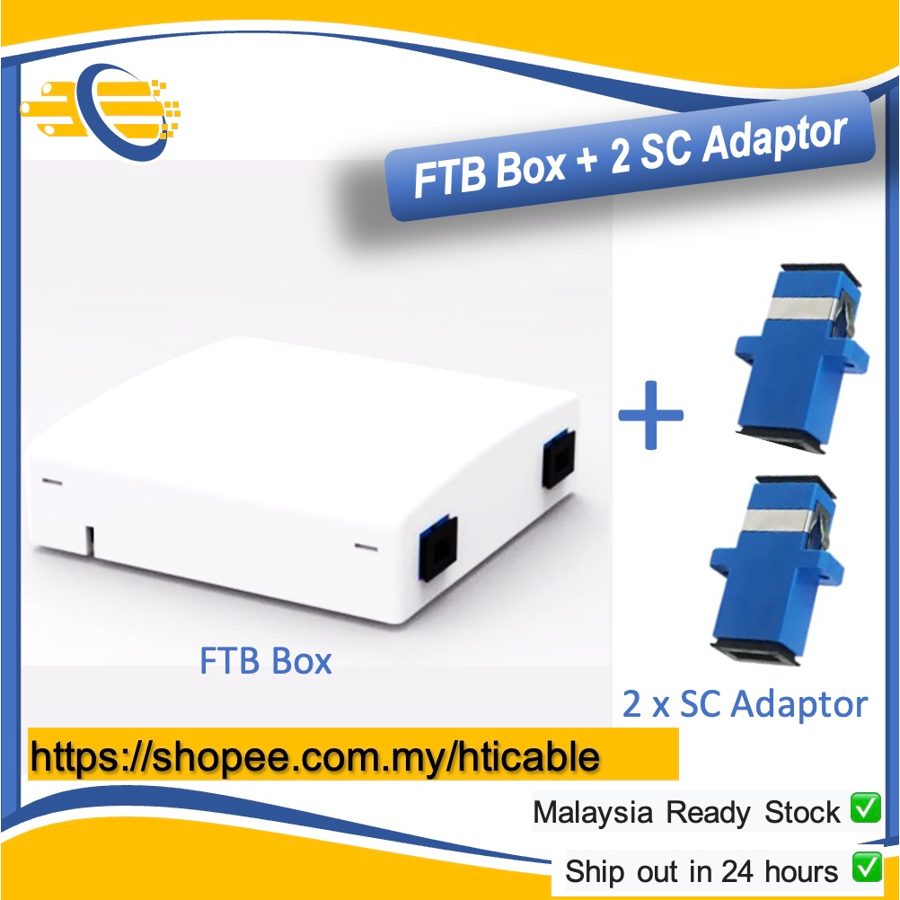 2 Ports FWS FTTH Fiber Optic Terminal Box / Junction Box / Fiber Optic ...