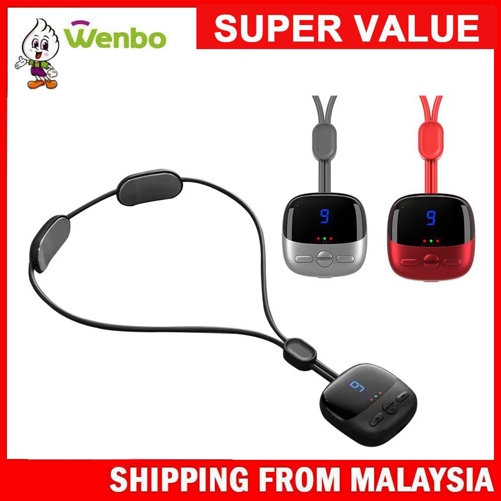 Wenbo Portable Mini Hanging Pulse Shoulder Neck Massage Rechargeable Mini Shoulder Cervical ...