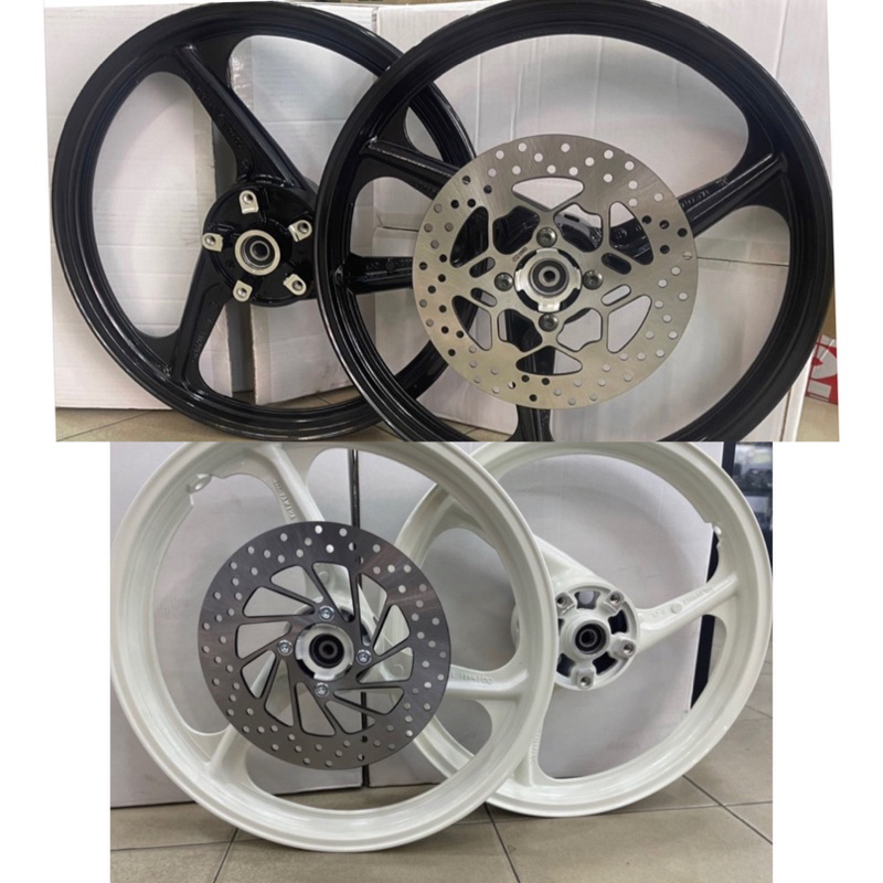 Y15 Y15ZR 3L 3 LEG ENKEI Sport Rim 160/160 With Bearing (INCLUDE DISC PLATE) | Shopee Malaysia