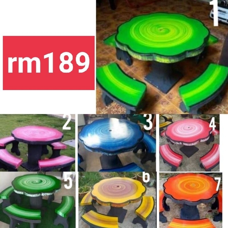 🔥 set kerusi batu bunga | Shopee Malaysia