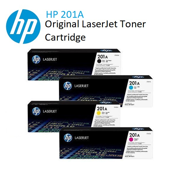 Wls HP 201A ORIGINAL TONER CF400A / CF401A / CF402A / CF403A Color ...