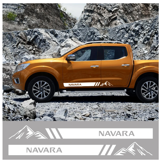 Sticker For Nissan Navara NP300 SR Truck Body Graphics Mountain Styling ...
