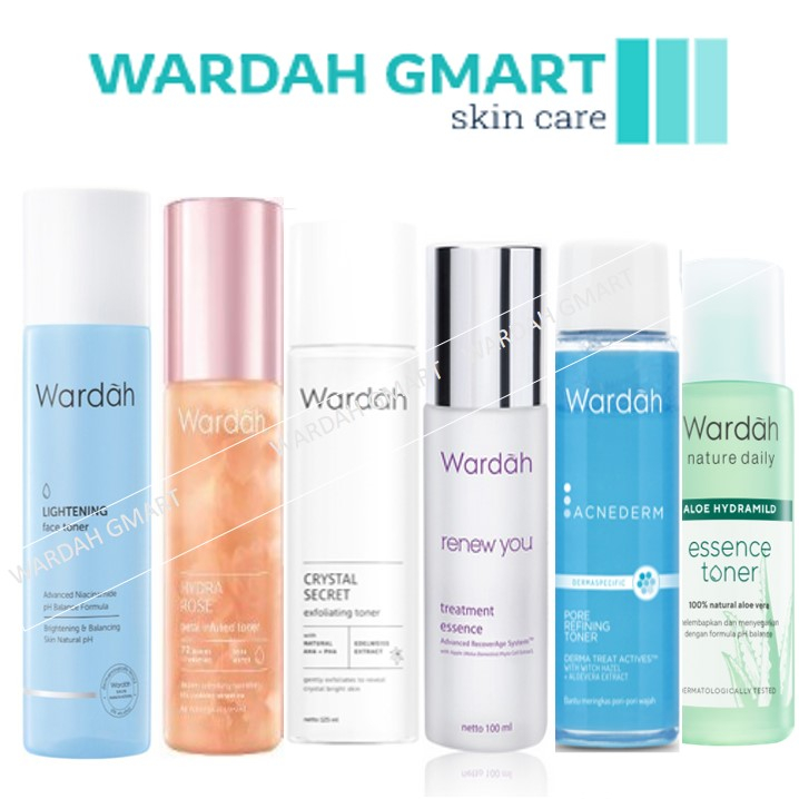 Wardah Toner Expert SERIES | Lightening | Renew You | Crystal Secret ...