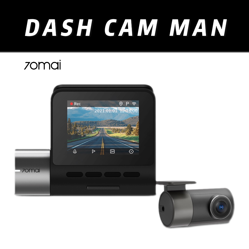 70mai A500 A500S Pro Plus Rear Cam 1944P Dashcam Built in GPS Car ...
