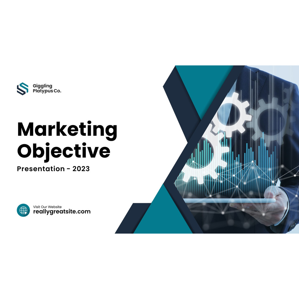 PRESENTATION TEMPLATE [EDITABLE] White And Teal Modern Professional ...