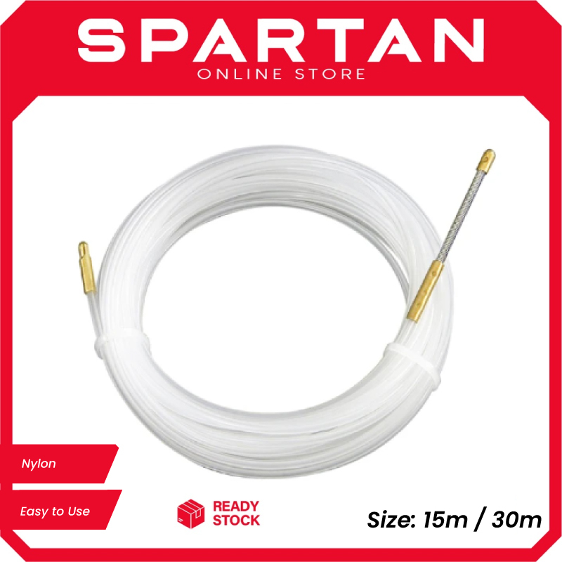 Nylon 4mm Cable Puller Conduit Ducting Wire Puller 15Meter / 30Meter ...