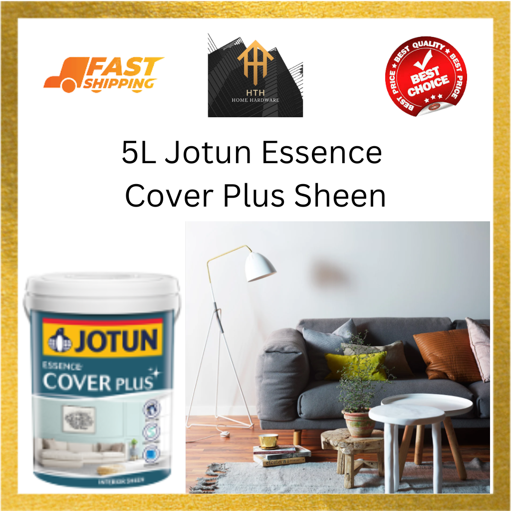 5L JOTUN ESSENCE COVER PLUS SHEEN FOR INTERIOR | Shopee Malaysia