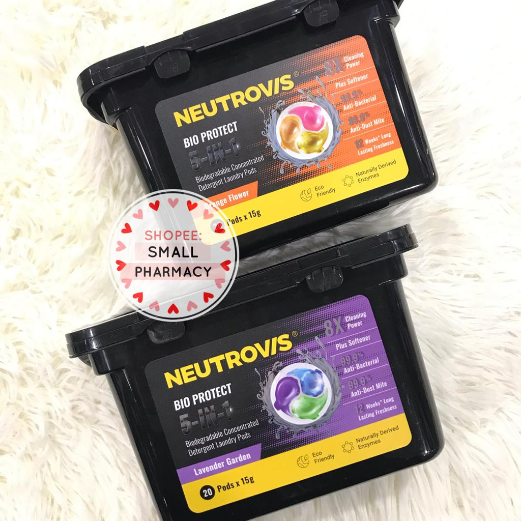 NEUTROVIS Bio Protect 5 in 1 Laundry Pods (20pods x 15g) | Shopee Malaysia