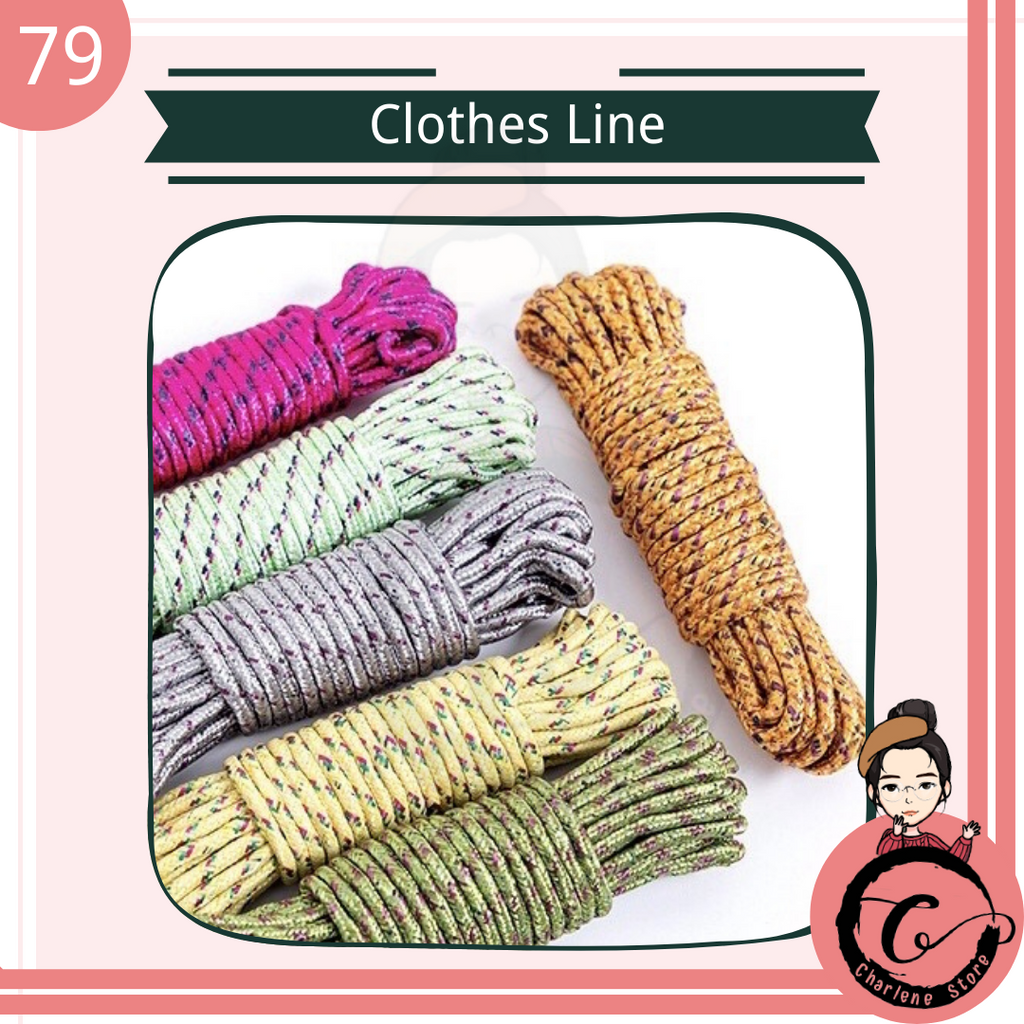 Rm1.99 - 2PCS 10Meter Clothes Clothesline Binding Rope Outdoor Braided ...