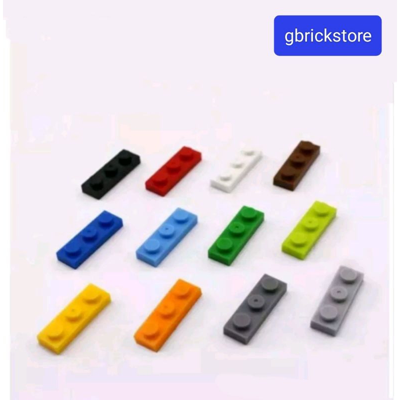 Bricks parts 3623 【10/20/50pcs】1x3 plate (compatible L brand) | Shopee ...
