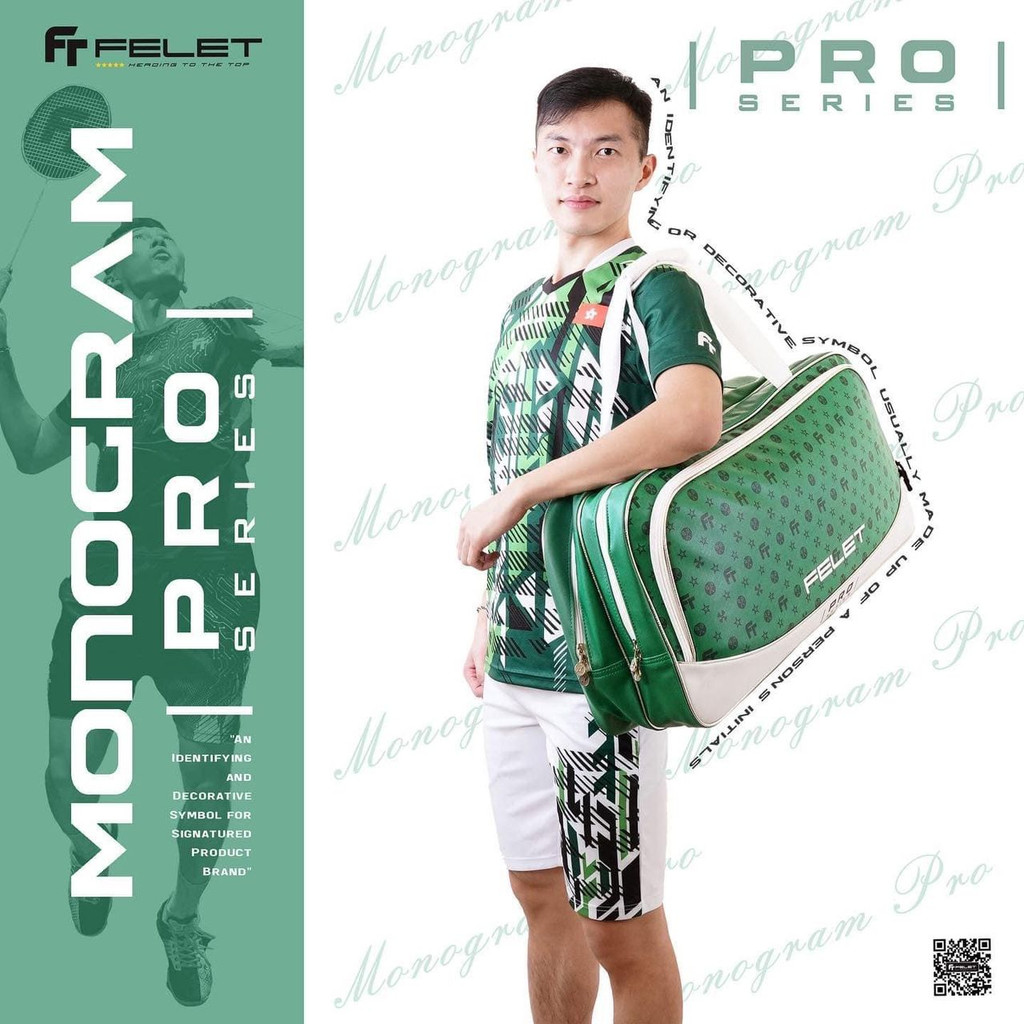 FELET MONOGRAM PRO TOURNAMENT BAG | Shopee Malaysia