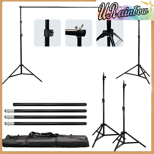 Heavy Duty Background Stand Backdrop Support System Kit Adjustable ...