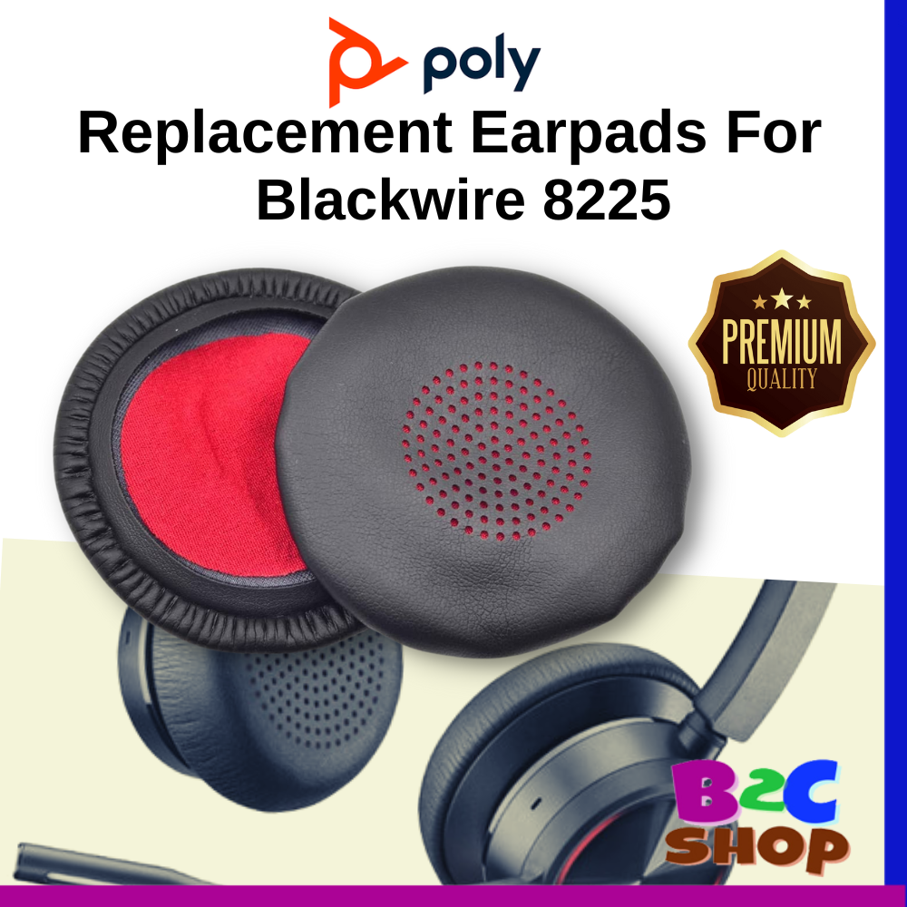 [Ready Stock] 1Pair Poly Blackwire 8225 Headset Replacement Ear Pads ...