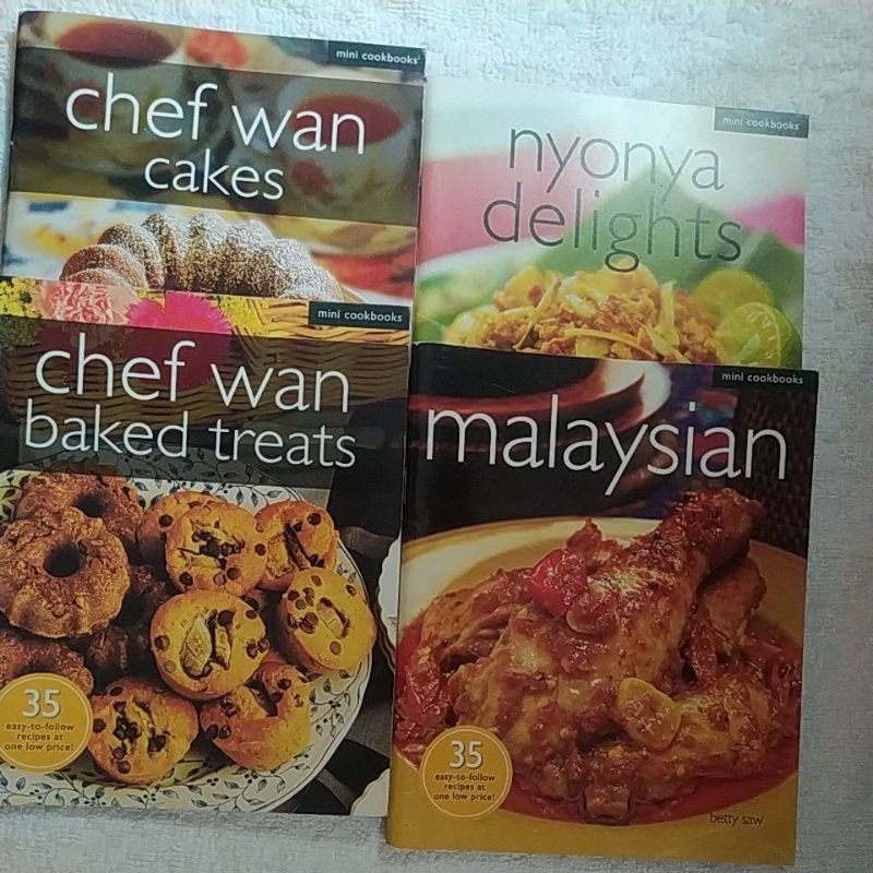 Mini cookbook - Chef Wan cakes, Chef Wan baked treats, Nyonya delights ...