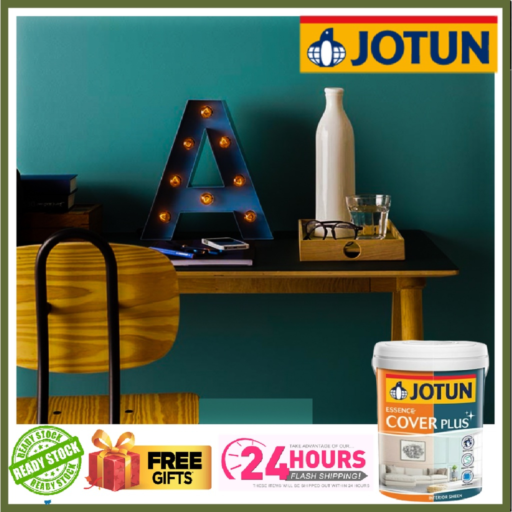 JOTUN 15L 6029 DEEP EMERALD ESSENCE COVER PLUS SHEEN & MATT/INTERIOR ...