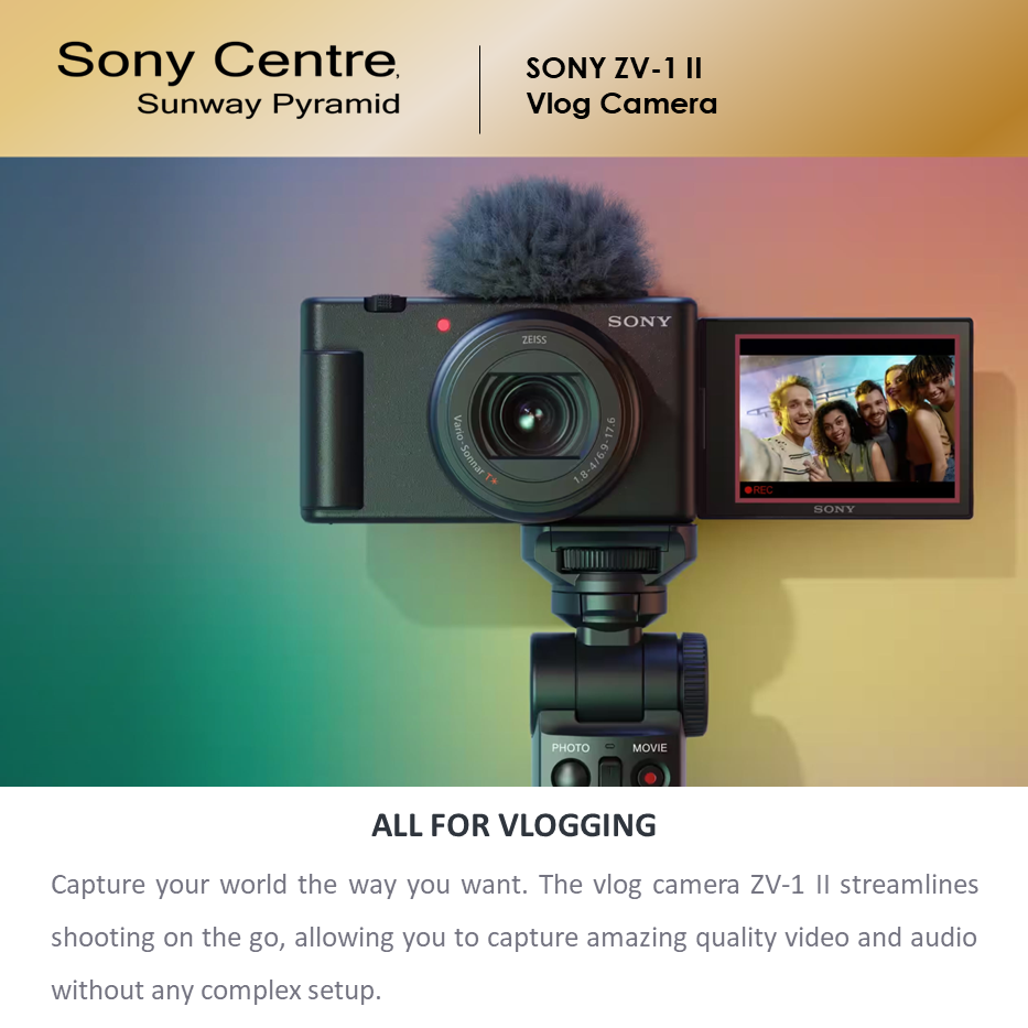 Sony ZV-1 II Vlog camera for Content Creators and Vloggers | SONY ZV1M2 | SONY ZV-1M2 | Shopee ...