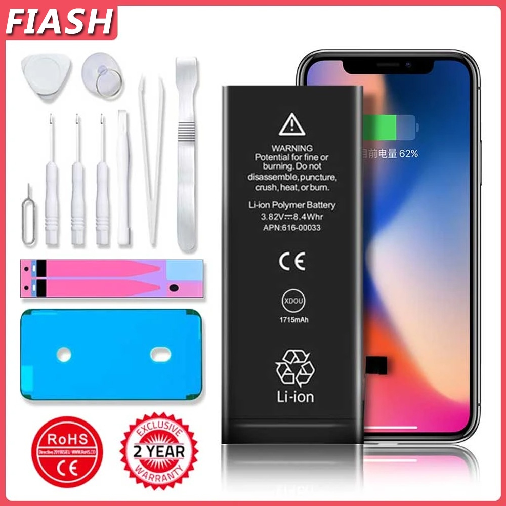 Battery Compatible For iPh 6 6s iPh 6 Plus 6s Plus 7 7+ 8 8+ X Xr Xs Xs ...
