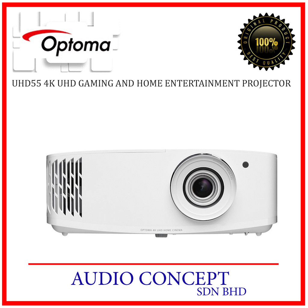 Optoma UHD55 Smart 4K UHD Home Cinema Projector | Shopee Malaysia